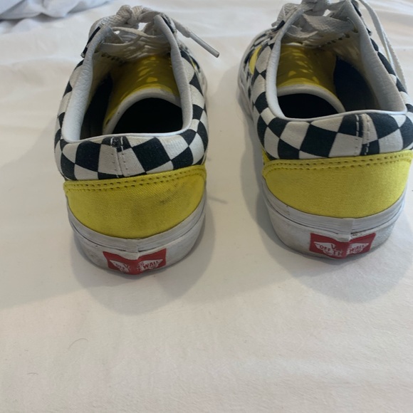Vans | Shoes | Custom Made Old School Checkered Vans | Poshmark